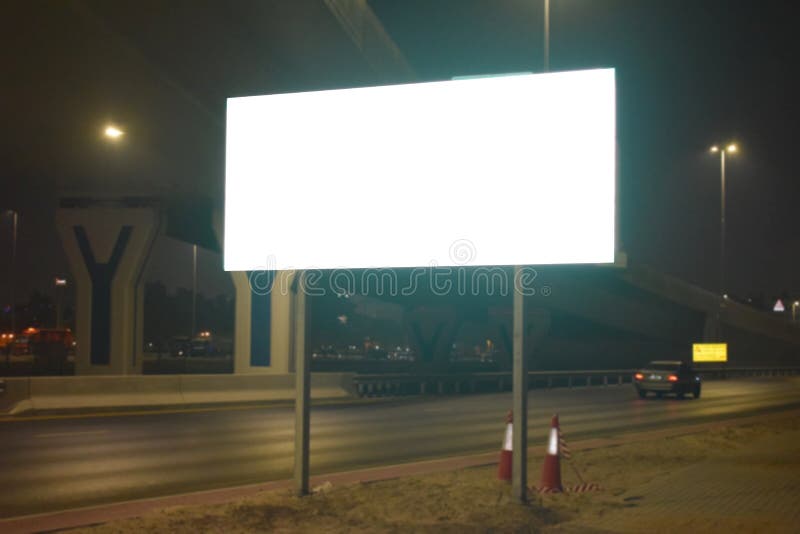 ROAD SIGN BILLBOARD ADVERTISEMENT CONCEPT Stock Image - Image of ...