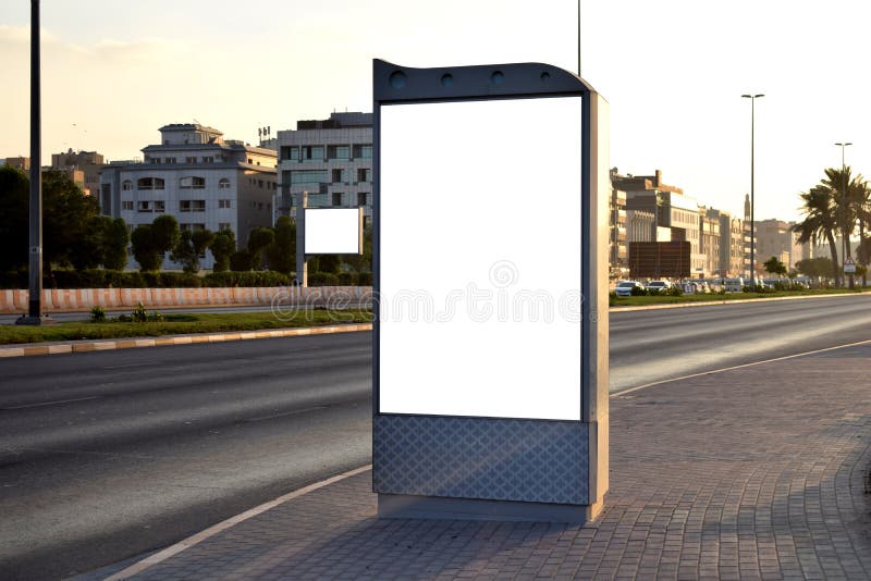 ROAD SIGN BOARD ADVERTISEMENT Concept Stock Photo - Image of attention ...