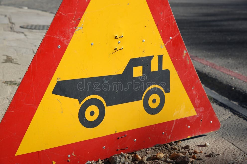 Road Sign stock image. Image of transport, traffic, worker - 35267549