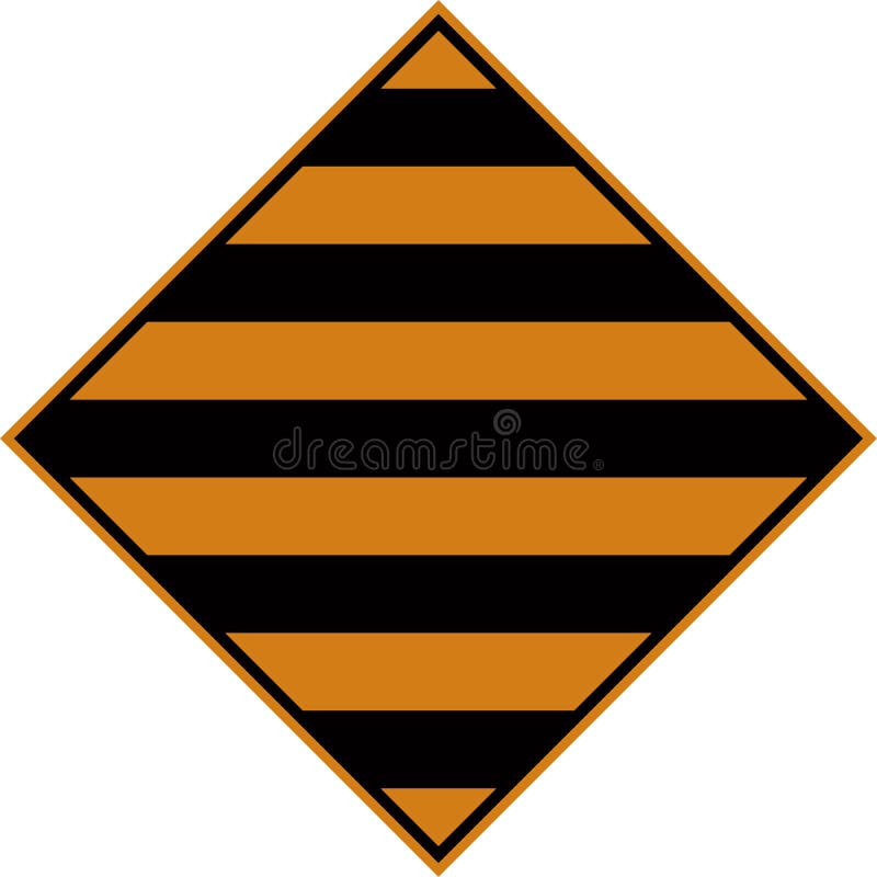 The Sign of Dangerous Goods. Road Sign. Vector Image. Stock Vector ...