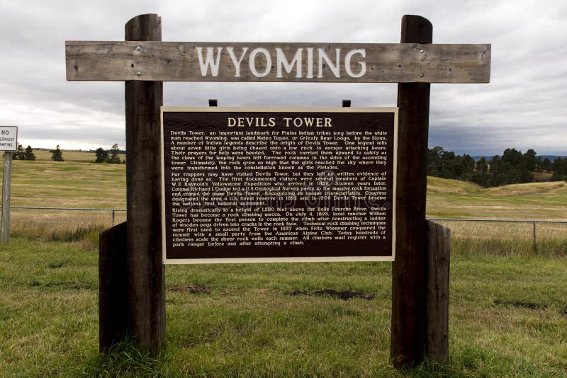 Sign for General Sherman Tree, Sequoia National Park, California Stock ...
