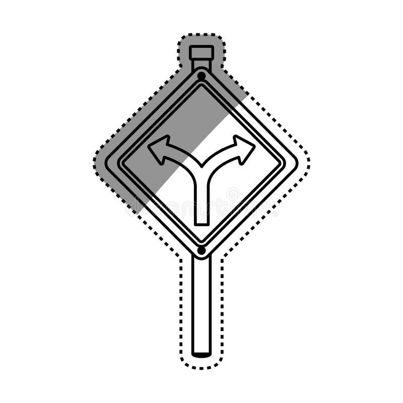 Road sign directions stock illustration. Illustration of road - 85994234