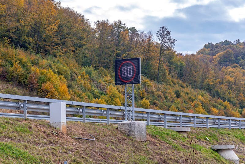 Road Sign Display stock image. Image of traffic, screen - 200186995