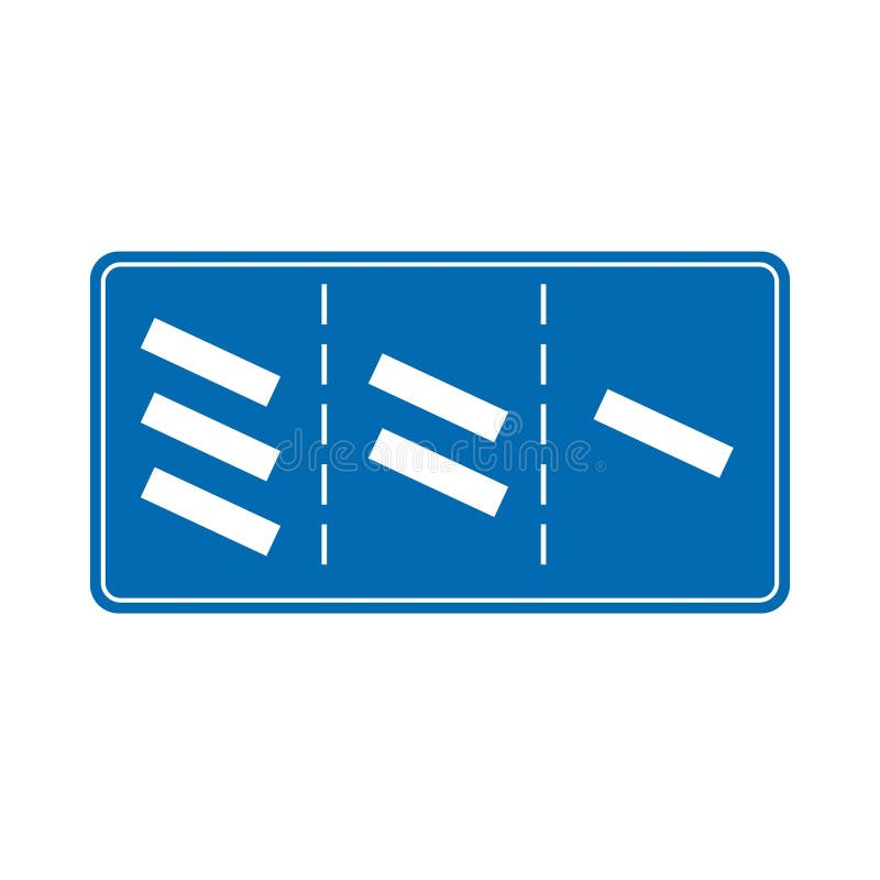 Road Sign Icon, Countdown Markers Traffic on Blue Checkered Board ...