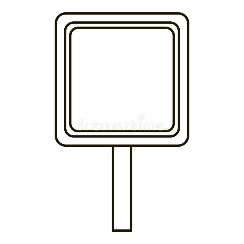 Driving Road Icon, Outline Style Stock Vector - Illustration of ...