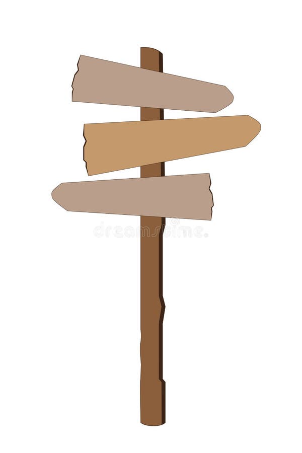 Road Sign Indicating Various Directions with Space for Text Stock ...
