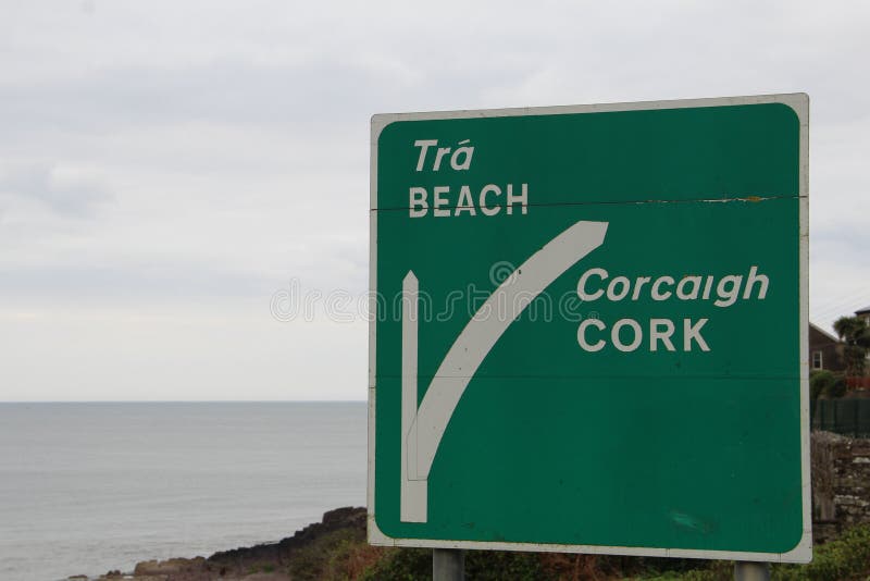 Road sign in Ireland stock photo. Image of priority, closeup - 16594668