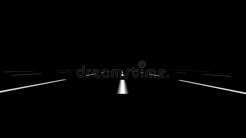 Road Trip on Highway Sunset Background Seamless Loop Stock Video ...