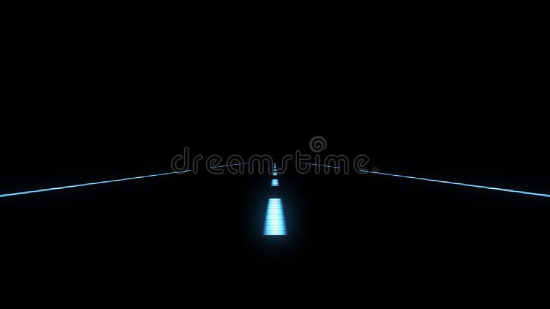 Road Trip on Highway Sunset Background Seamless Loop Stock Video ...