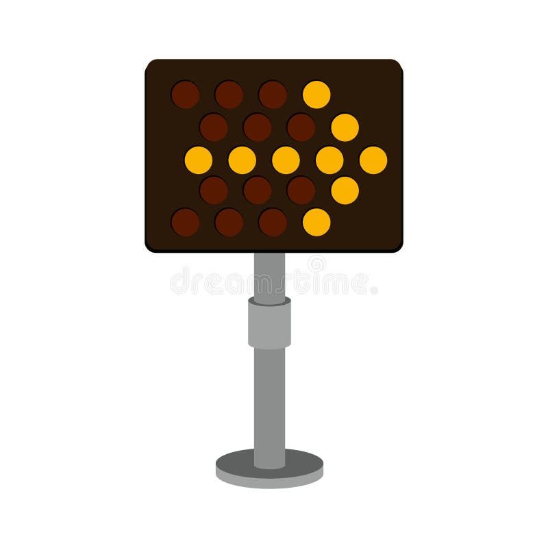 Road Sign Led Right Arrow Icon Stock Illustrations – 13 Road Sign Led ...