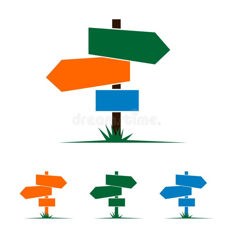 Road Sign Logo Template Illustration Design. Vector EPS 10 Stock Vector ...