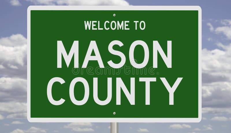 Mason County, Washington Outline Map Set Stock Vector - Illustration of ...