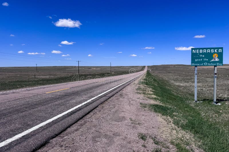 Welcome to Nebraska editorial photography. Image of nebraska - 380180017