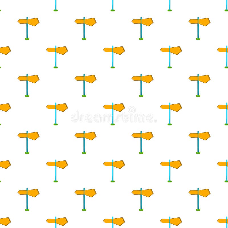 Road Sign Pattern Cartoon Style Stock Illustrations – 1,221 Road Sign ...