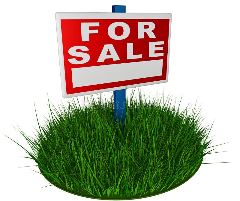 Road sign pointing to sale stock illustration. Illustration of blue ...