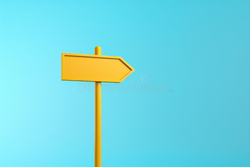 Road Sign Pointing To Various Directions AI Generated Stock ...