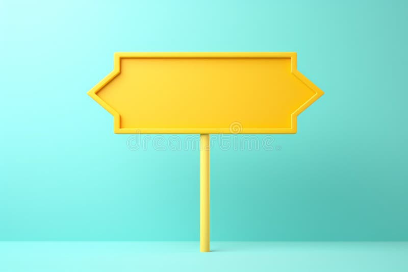 Road Sign Pointing To Various Directions AI Generated Stock ...