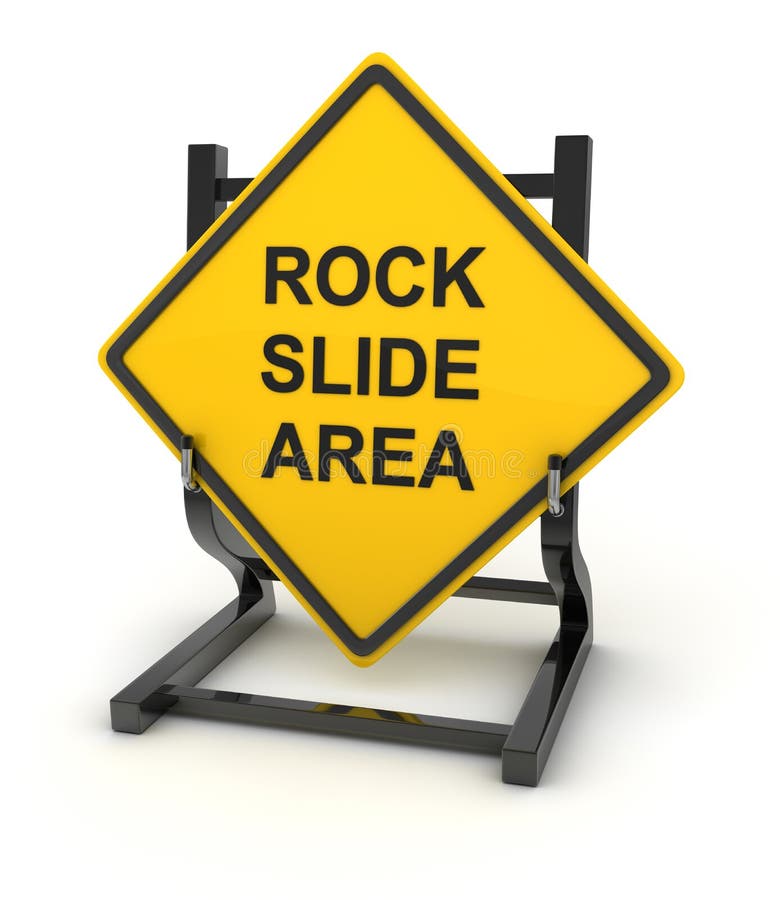 Slide Area Symbol Sign, Vector Illustration, Isolate on White ...