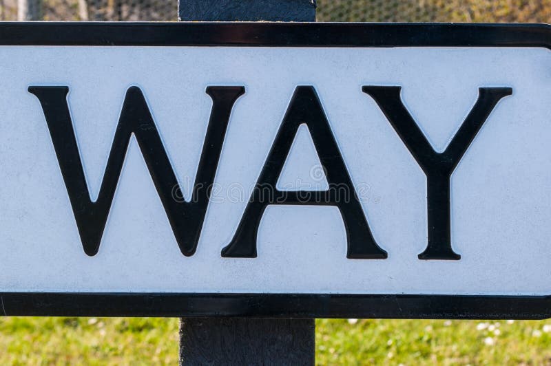 Road Sign Saying that Way and this Way and Another Way Stock Image ...