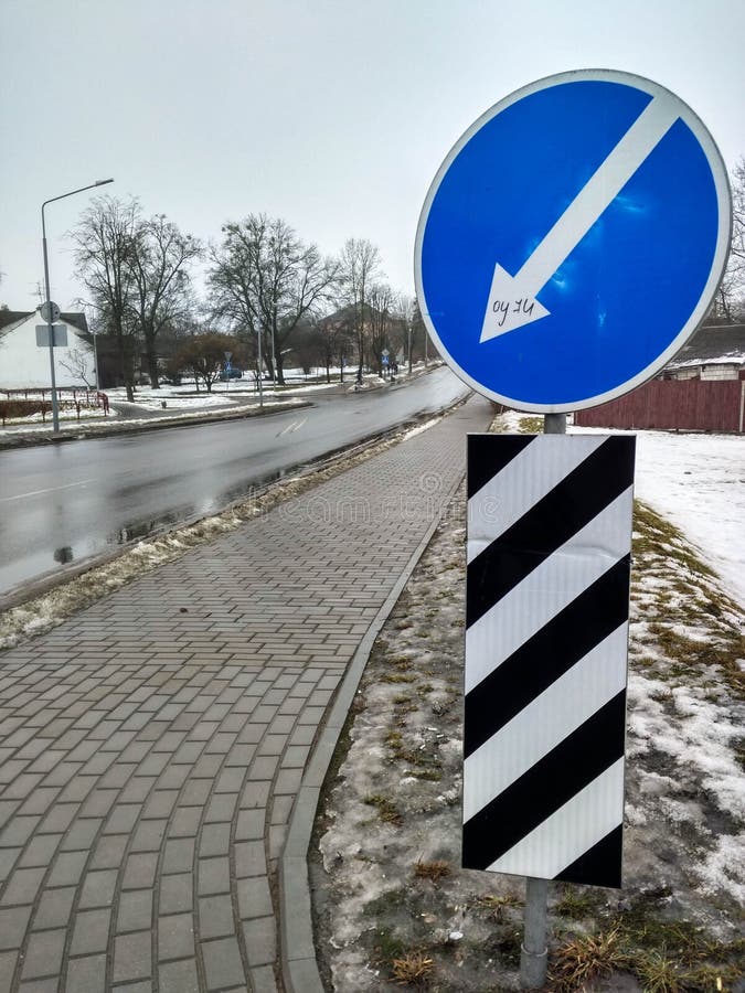 Road sign spring stock photo. Image of blackgreen, courtyard - 86469692