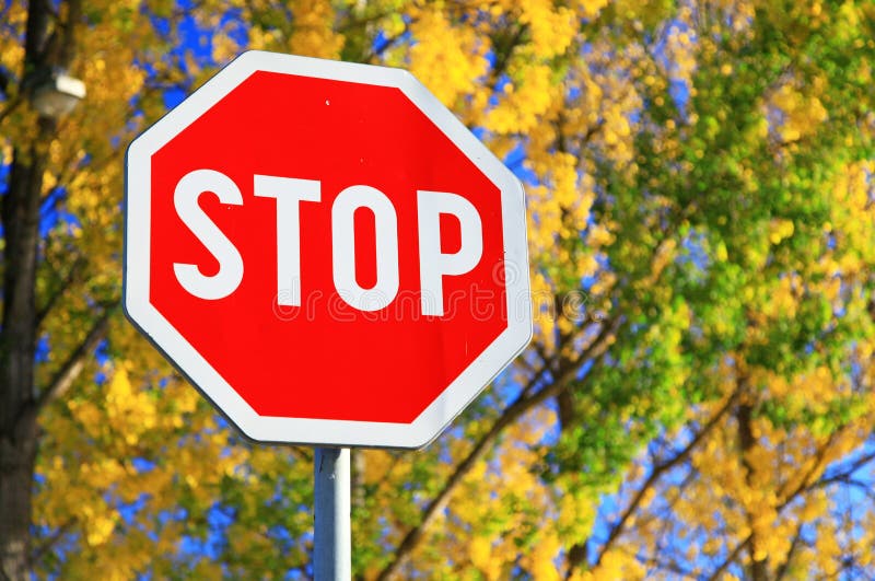 Road Sign STOP Stock Image - Image: 34520171