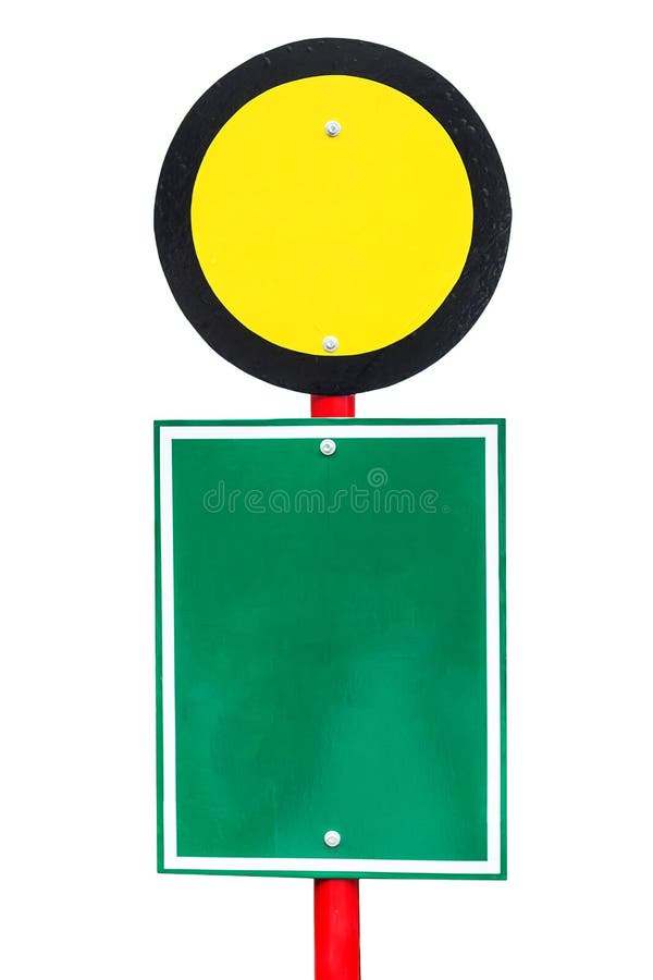 Road Sign. Traffic Sign. Label Sign. Stock Image - Image of post ...