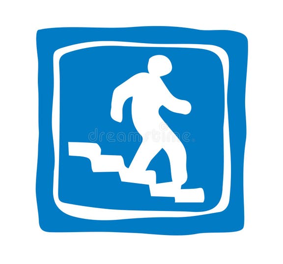 Road Sign. Underground Crossing Stock Illustration - Illustration of ...