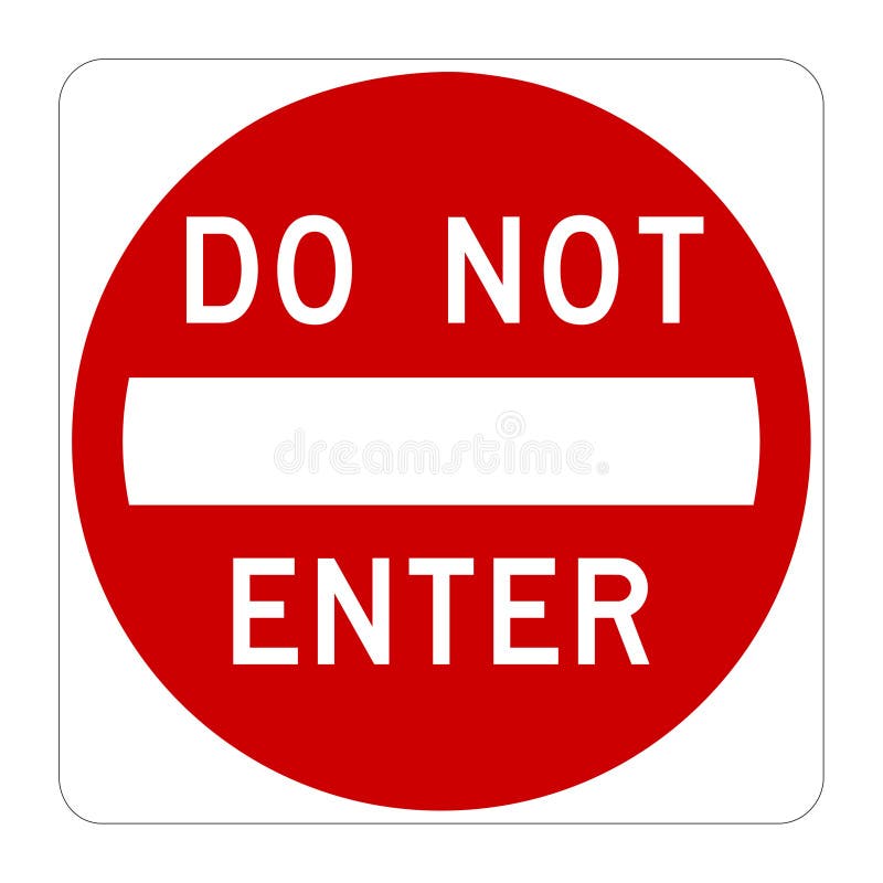 Do Not Cross Sign Stock Illustrations – 2,244 Do Not Cross Sign Stock ...