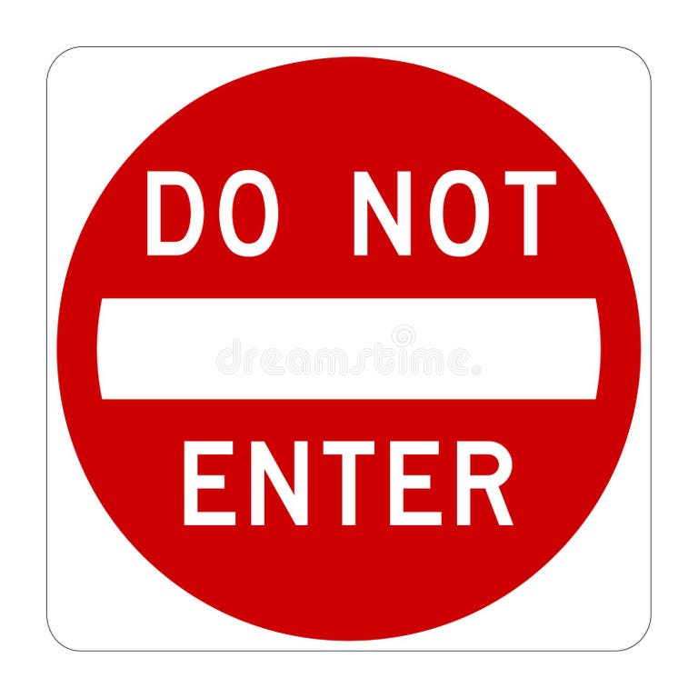 Do Not Cross Sign Stock Illustrations – 2,244 Do Not Cross Sign Stock ...