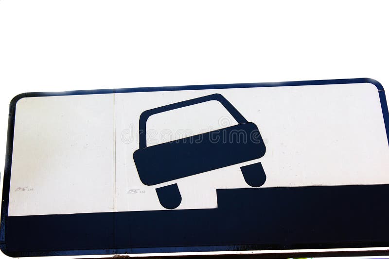 Road sign stock image. Image of parking, finding, black - 42657109