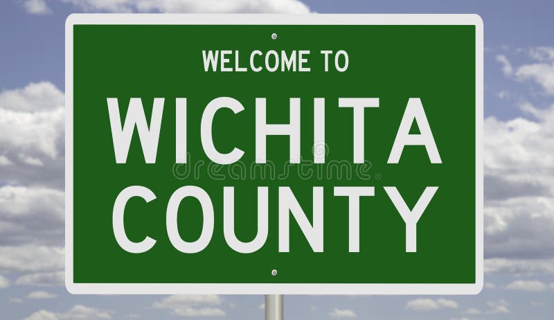 Welcome To Wichita Kansas Vintage Rusty Metal Sign on a White ...