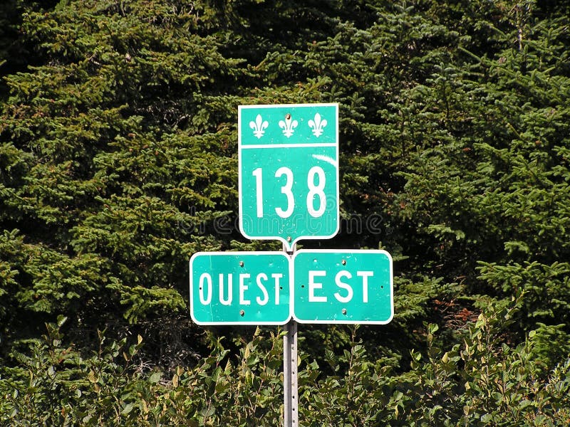 Quebec Road Sign Lookout Point Stock Photos - Free & Royalty-Free Stock ...