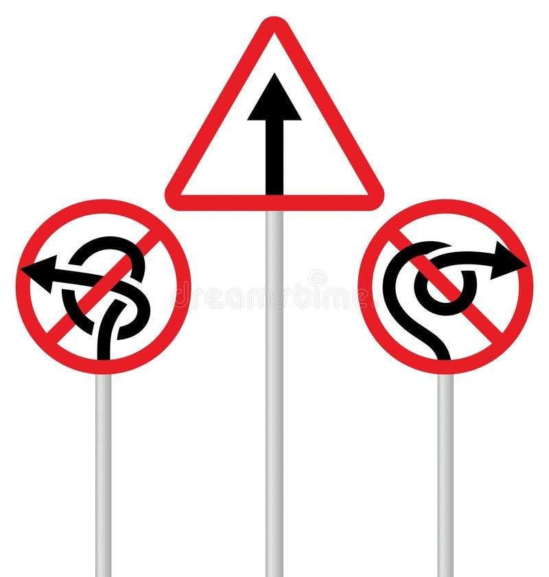 Road signs (arrows) stock vector. Illustration of black - 15802166
