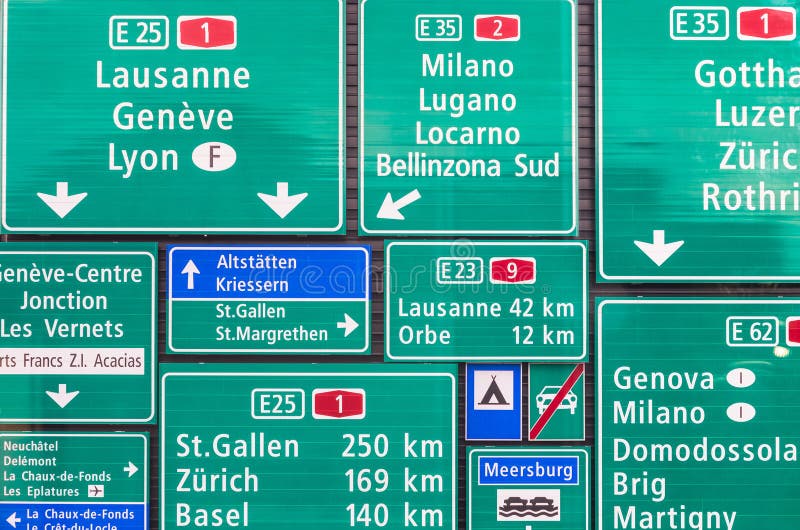 Road signs collage stock image. Image of mosaic, conceptual - 76042277