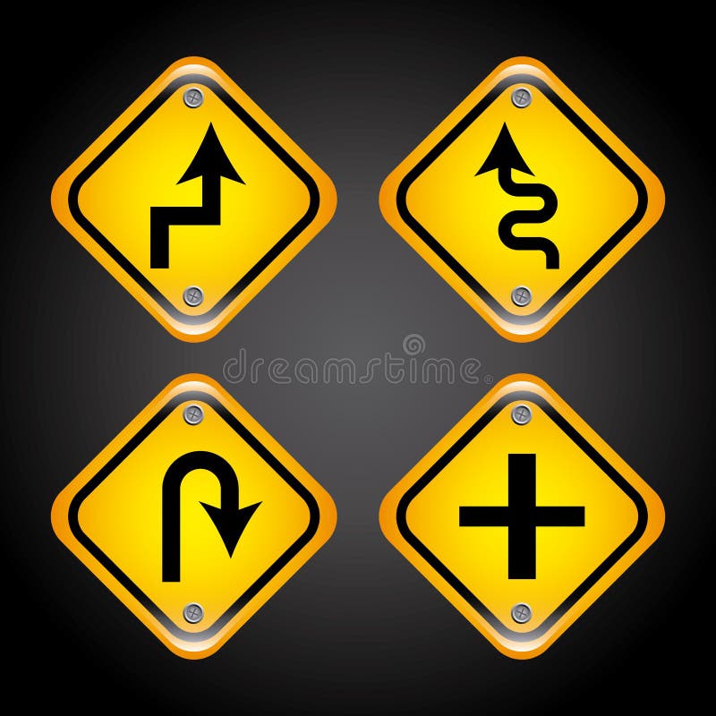 Road signs stock illustration. Illustration of sign, graphic - 49457703