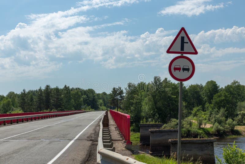 Road signs on the highway stock image. Image of traffic - 56565575