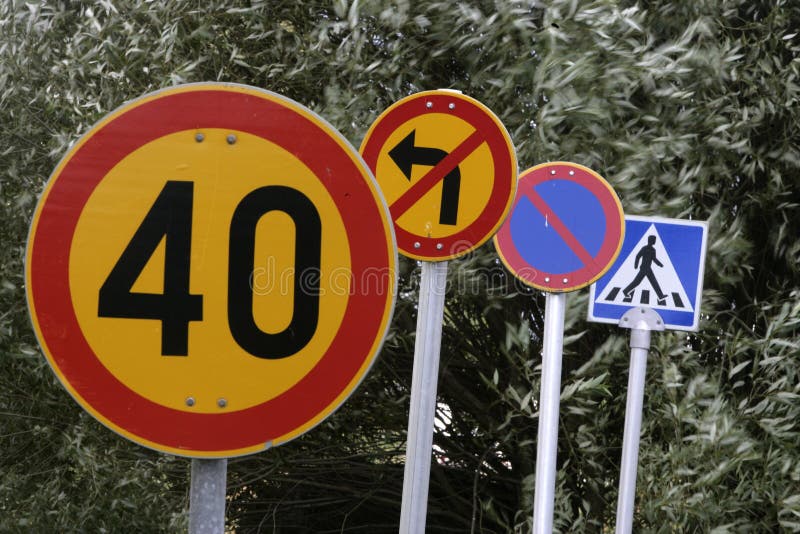Road signs stock image. Image of signage, bulk, signs - 35847337