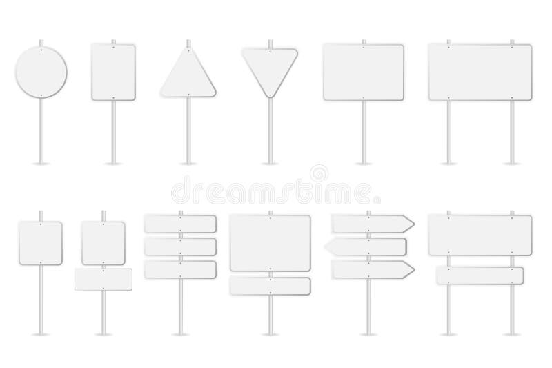 Road Signs Mega Set Elements in Flat Design. Vector Illustration Stock ...