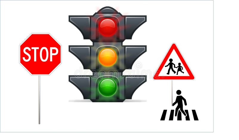 Road Signs for Multi-purpose Use. Illustration. Stock Illustration ...