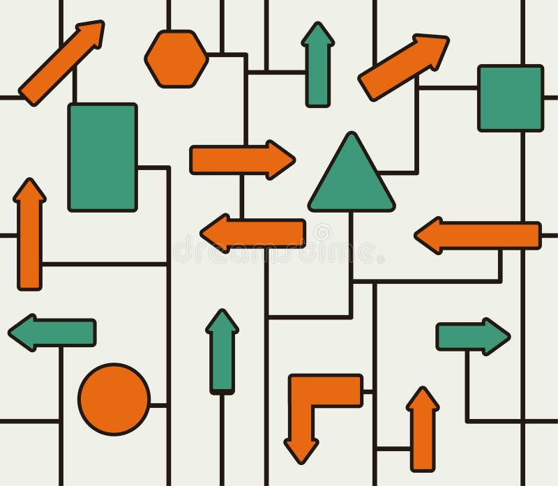 Road signs pattern stock vector. Illustration of abstract - 13399225