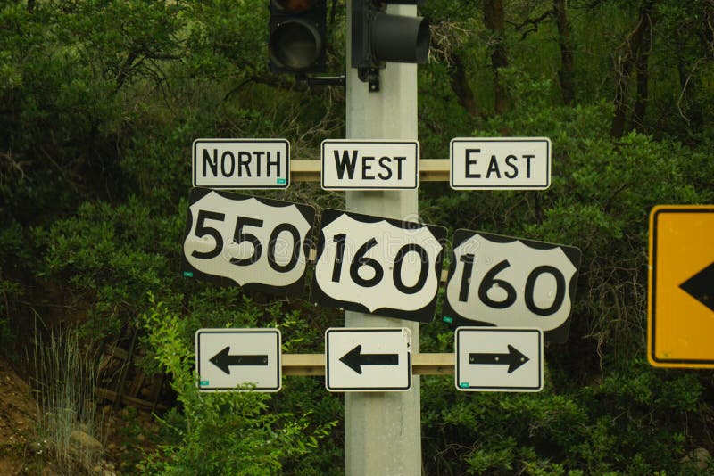Road signs stock photo. Image of direction, highways - 56350790