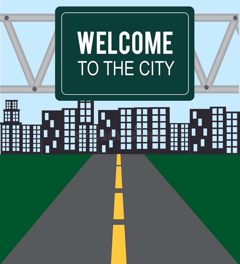 Welcome Road Signs Stock Illustrations – 362 Welcome Road Signs Stock ...