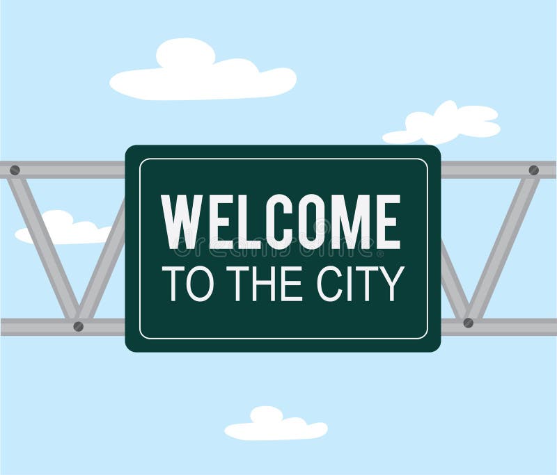 Welcome Road Signs Stock Illustrations – 365 Welcome Road Signs Stock ...