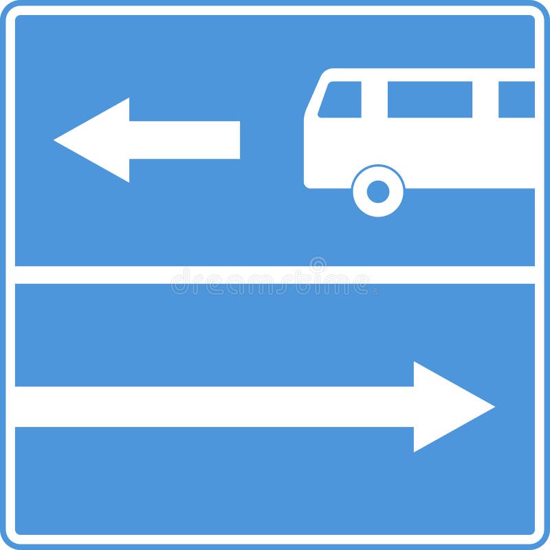 Bus Special Lane Stock Illustrations – 18 Bus Special Lane Stock ...