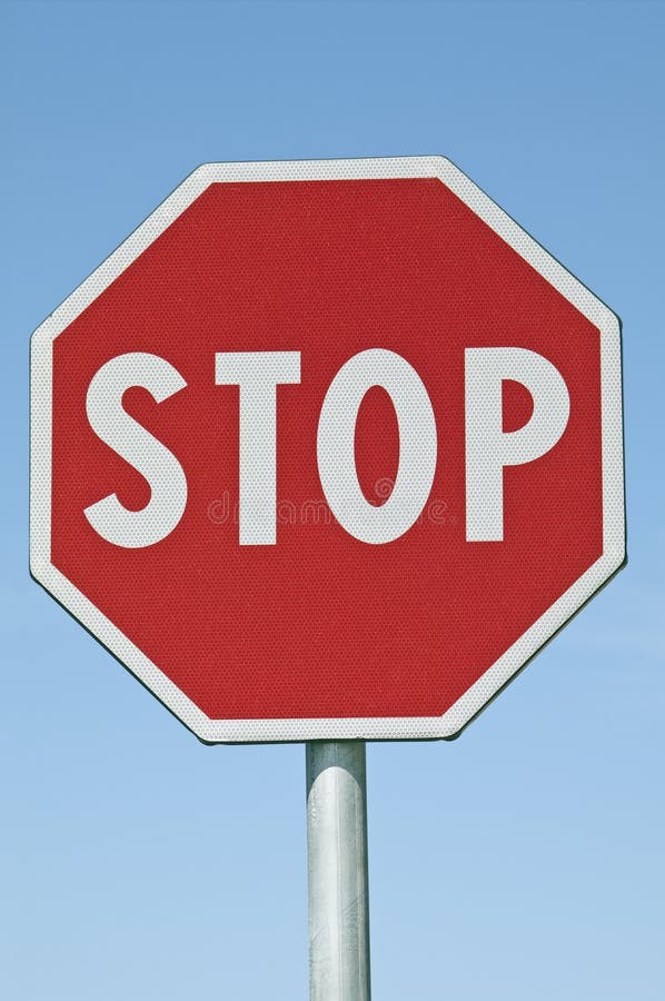 Stop. Road sign stock photo. Image of stop, intersection - 21726462