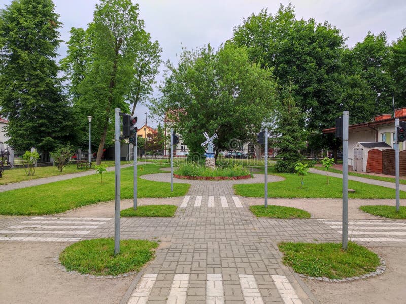 Road Signs. Teaching Aid for Children Stock Photo - Image of teaching ...