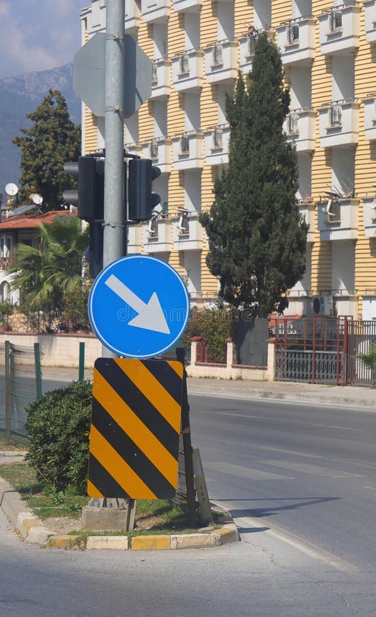 Road Signs, Traffic Sign, Traffic Rules in Turkey, 2 Stock Image ...