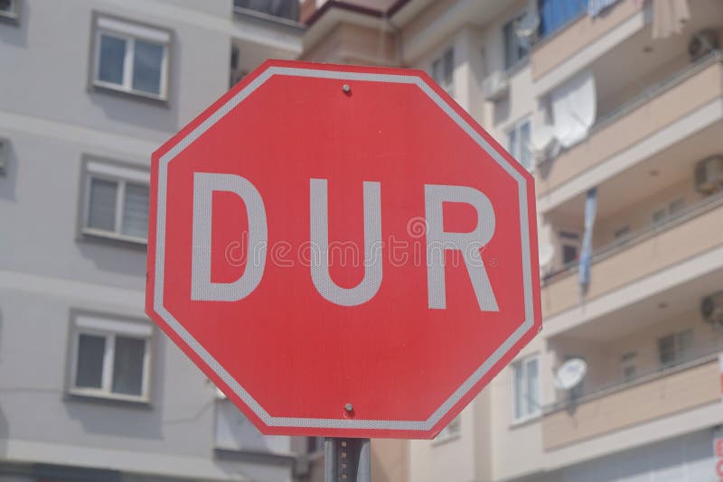 Road Signs, Traffic Sign, Traffic Rules in Turkey, 7 Stock Image ...