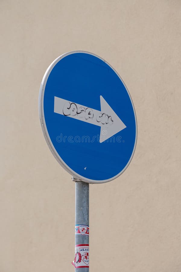 Road signs turnaround stock image. Image of street, sign - 371401059