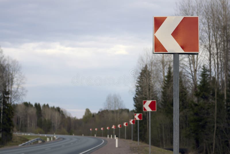 124 Sharp Left Turn Traffic Sign Stock Photos - Free & Royalty-Free ...
